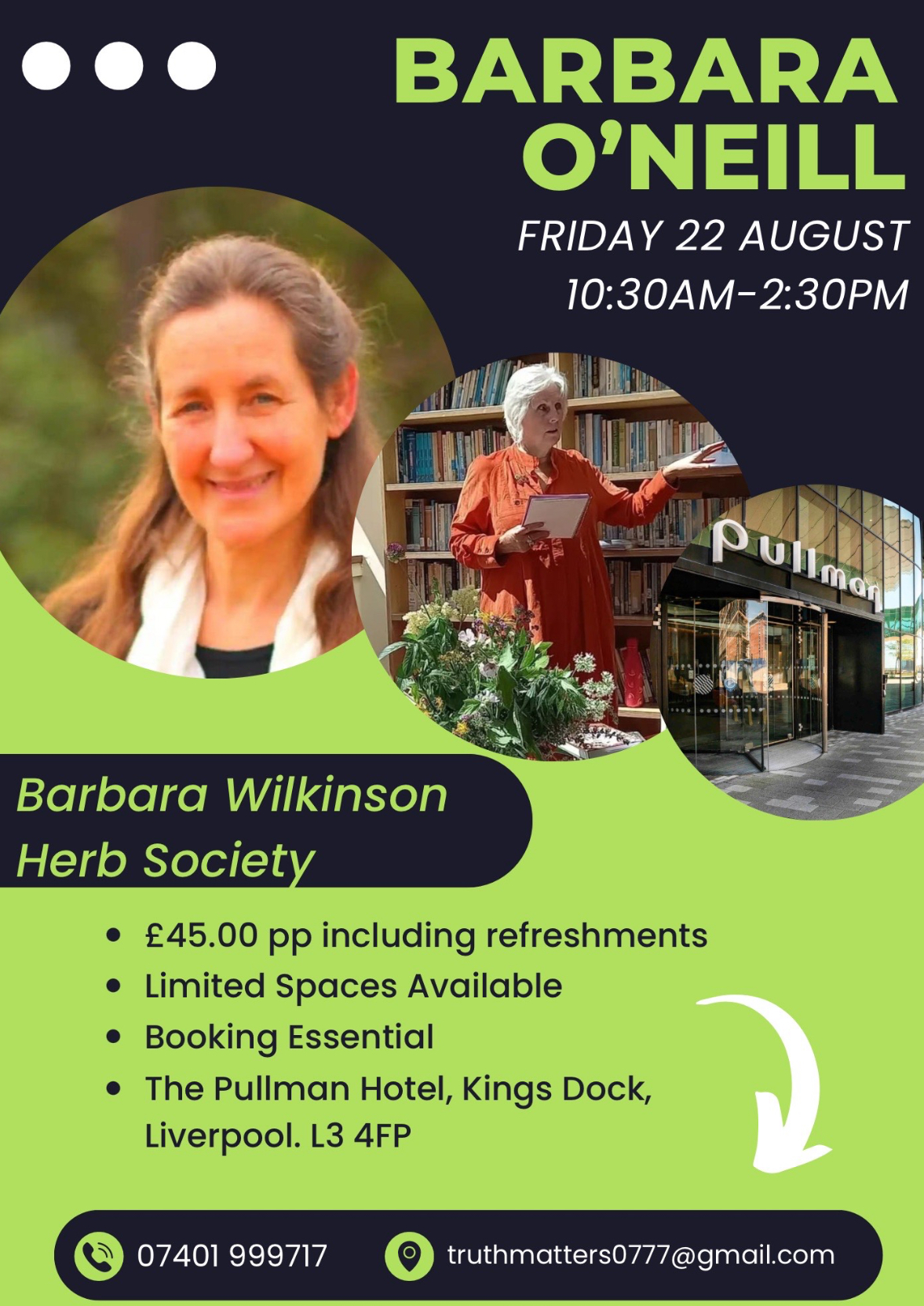 Events – Official Barbara O'Neill