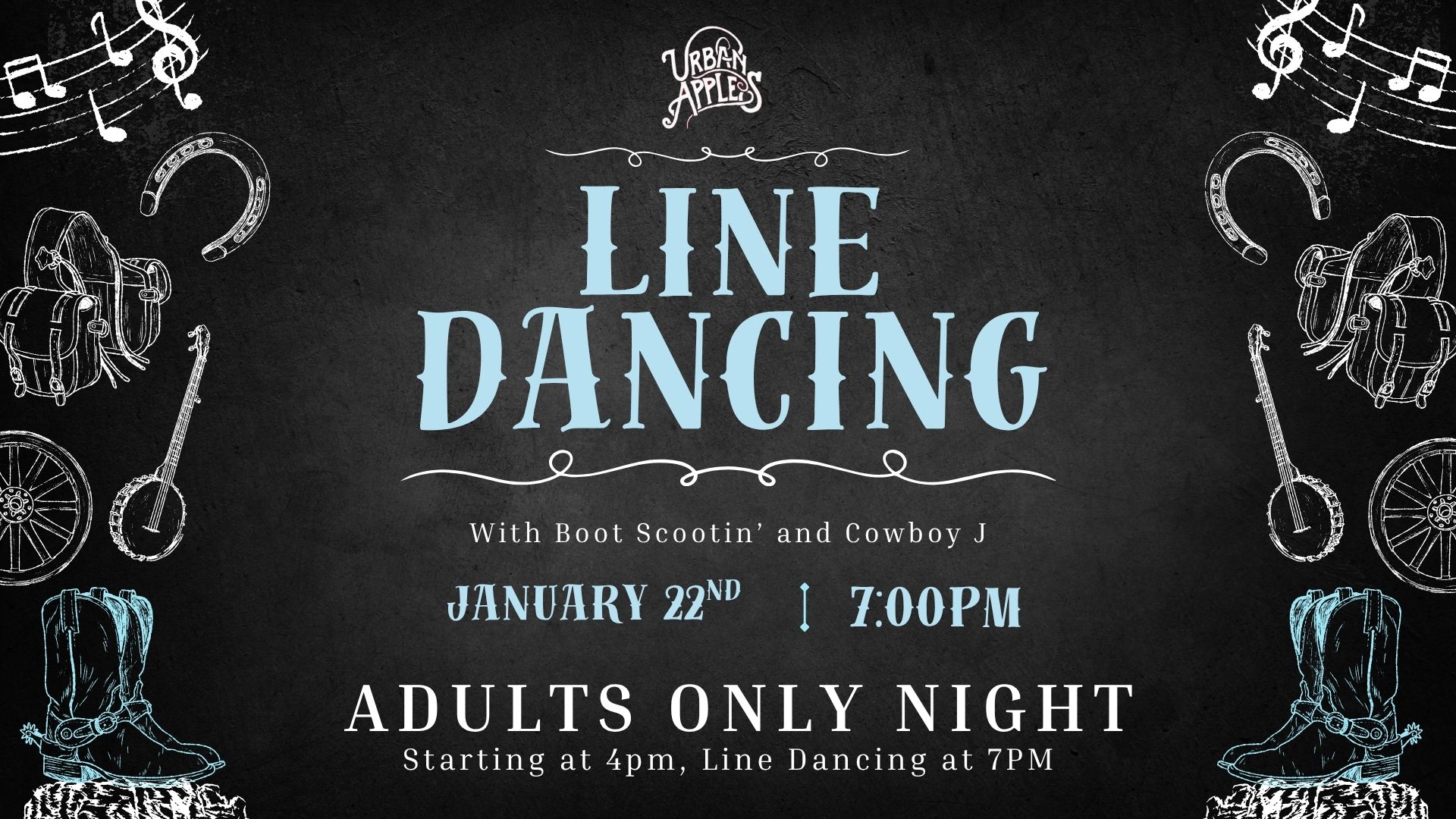 Events & Music Schedule – Urban Apples