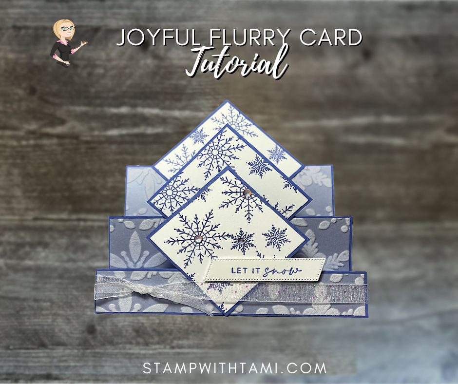 Free Diamond Fun Fold Card Tutorial