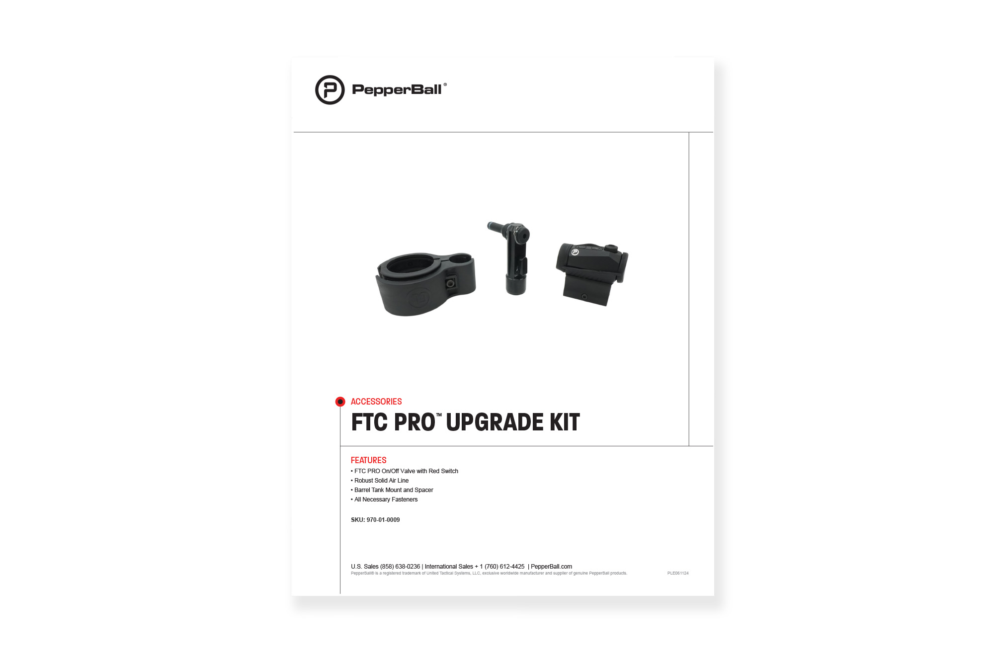 PepperBall® Accessory Spec Sheets | Product Downloads