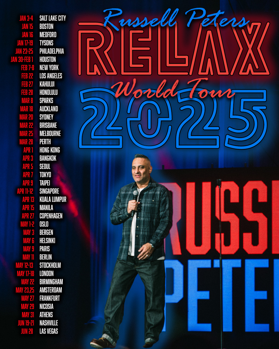The Official Website of Comedian Russell Peters – Russell Peters Official