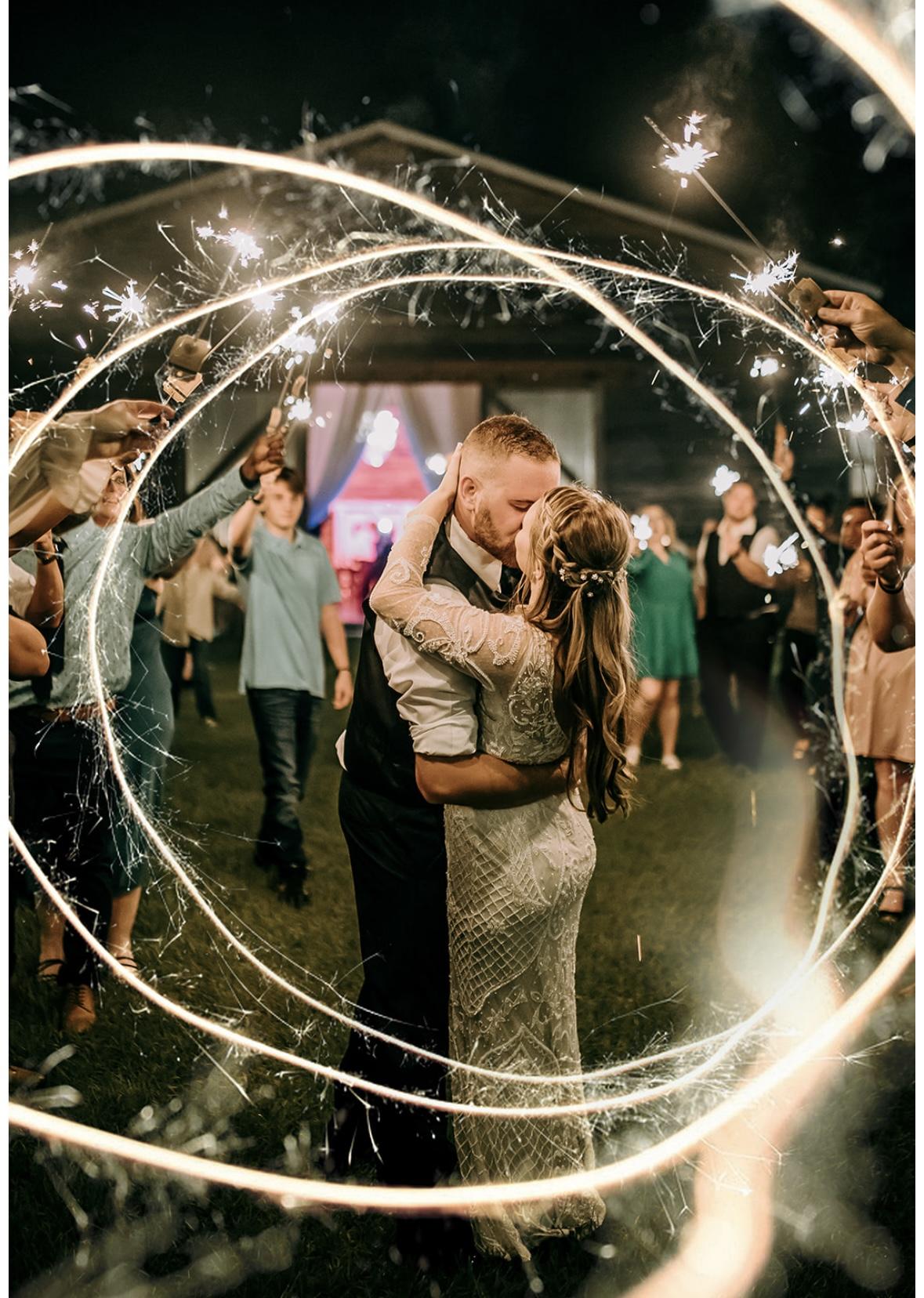 24 inch wedding sparklers | Beachweddingtips.com