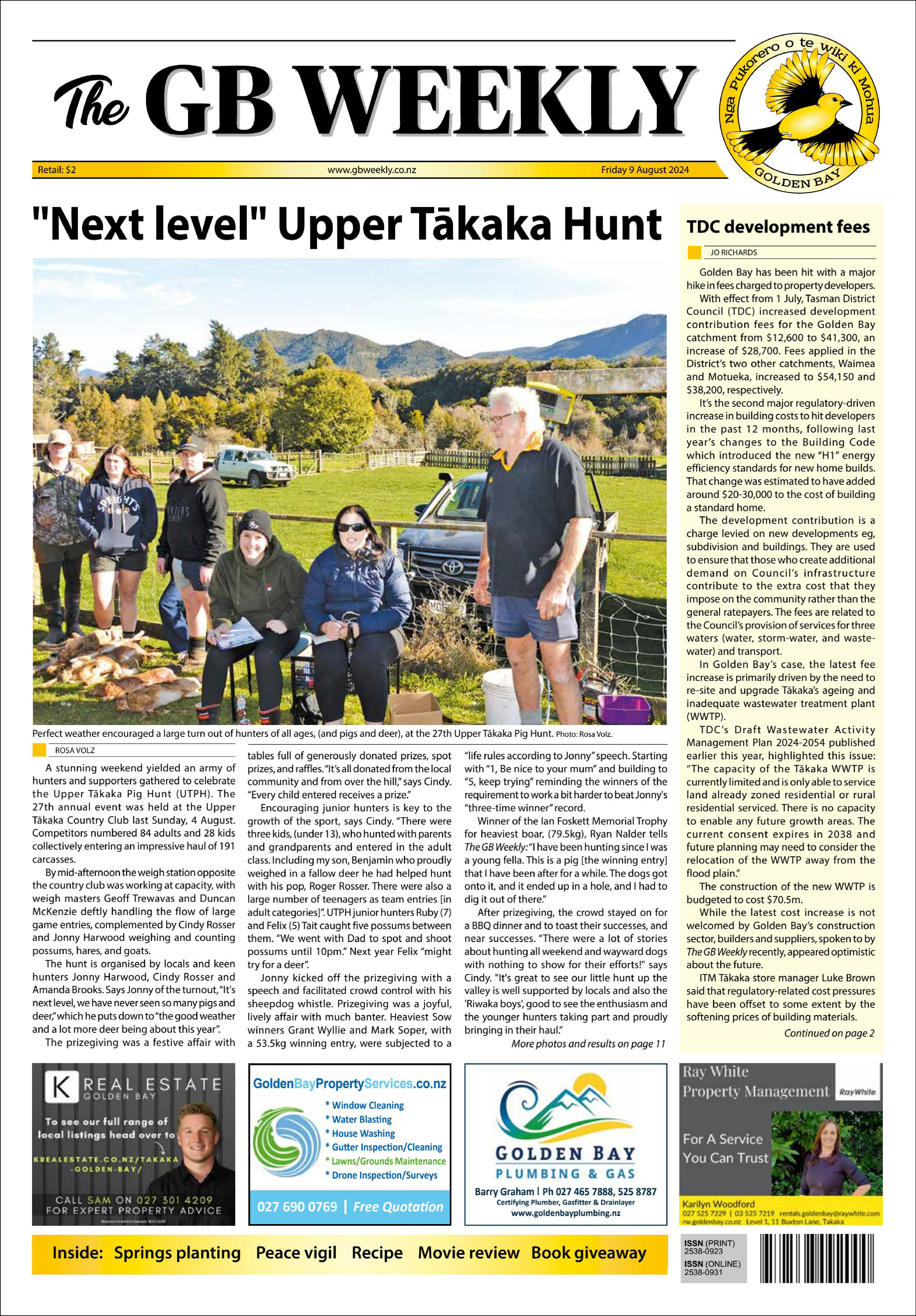 The GB Weekly Archives - Archives of Golden Bay's Weekly Newspaper