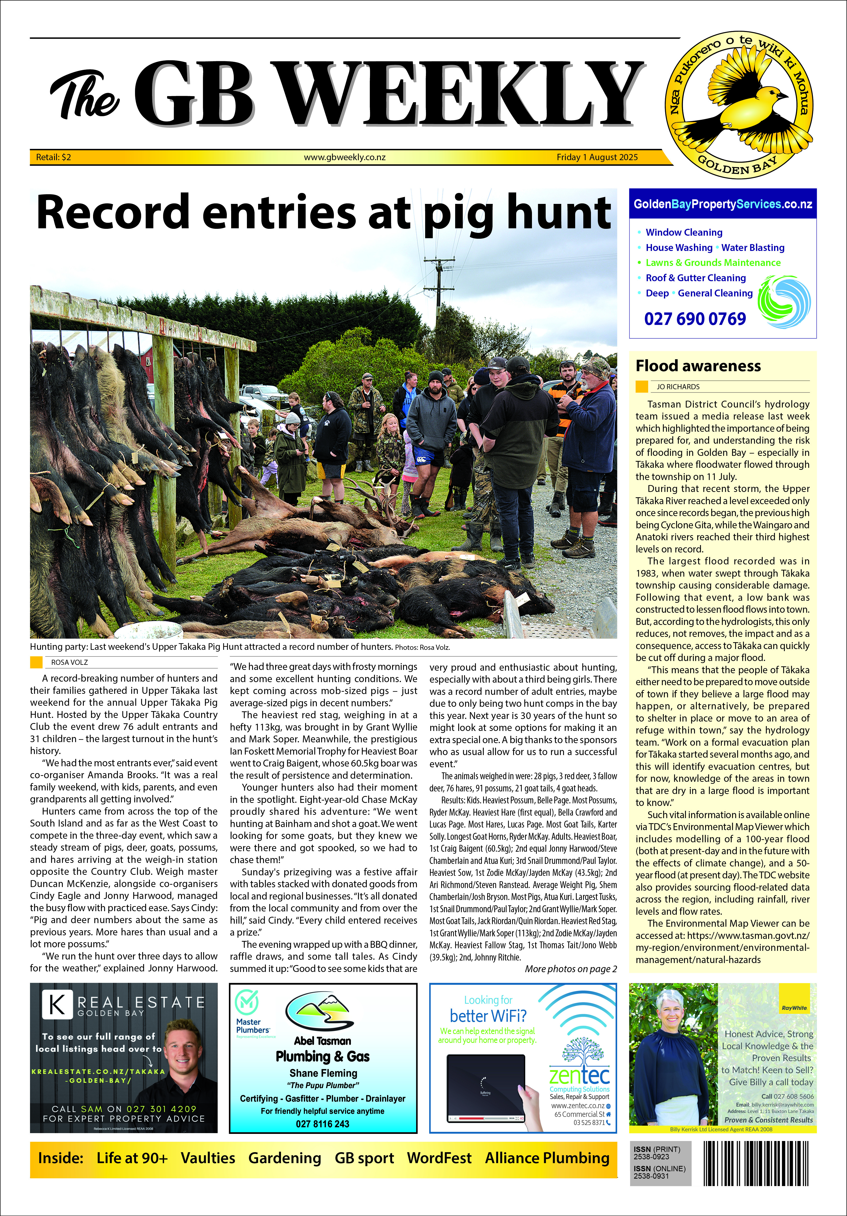 The GB Weekly Archives - Archives of Golden Bay's Weekly Newspaper