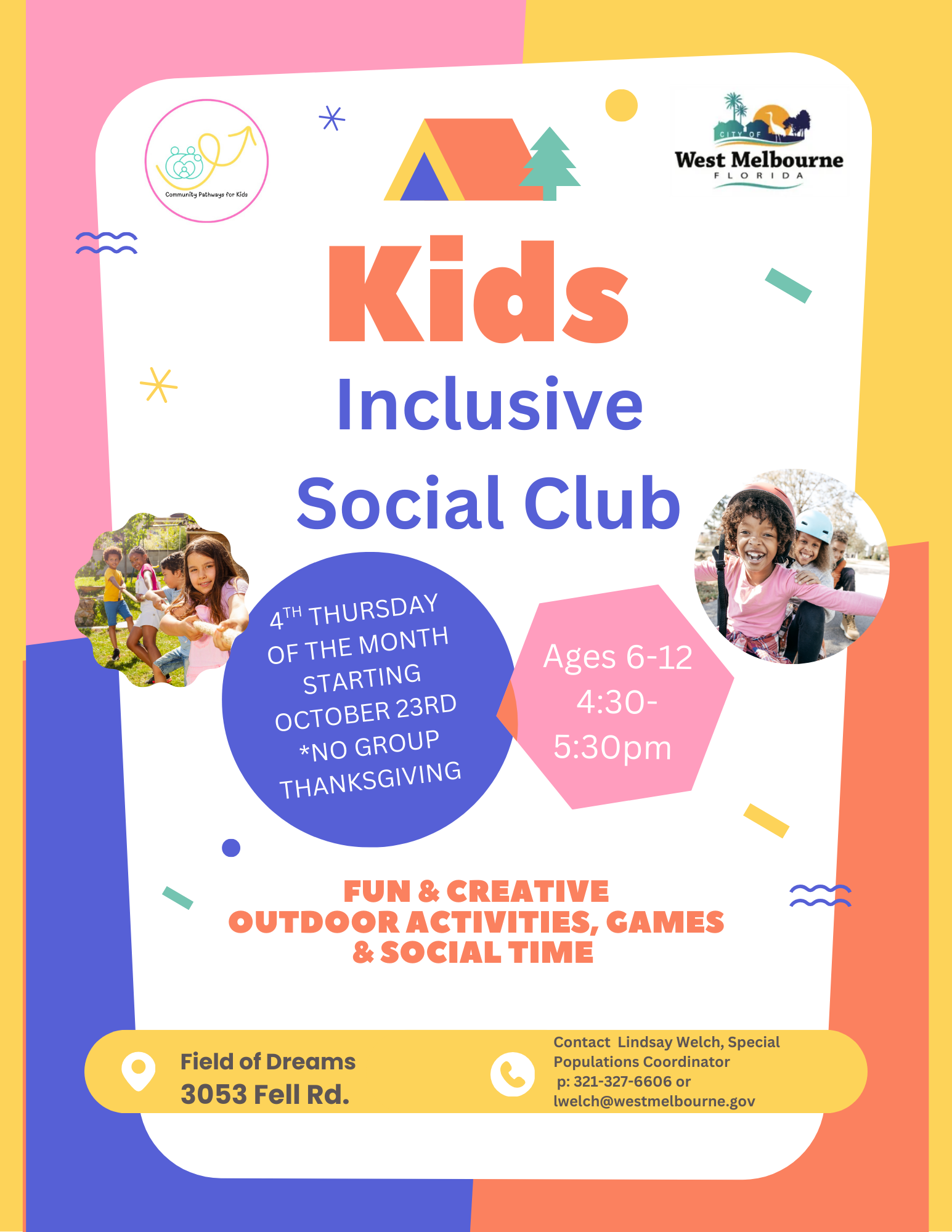 Programs, Activities & Events | West Melbourne, FL - Official Website