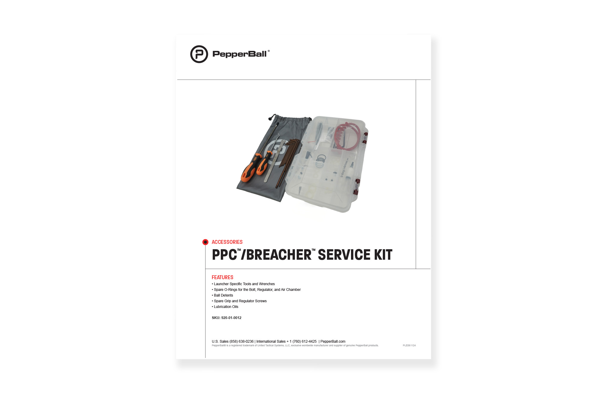 PepperBall® Accessory Spec Sheets | Product Downloads