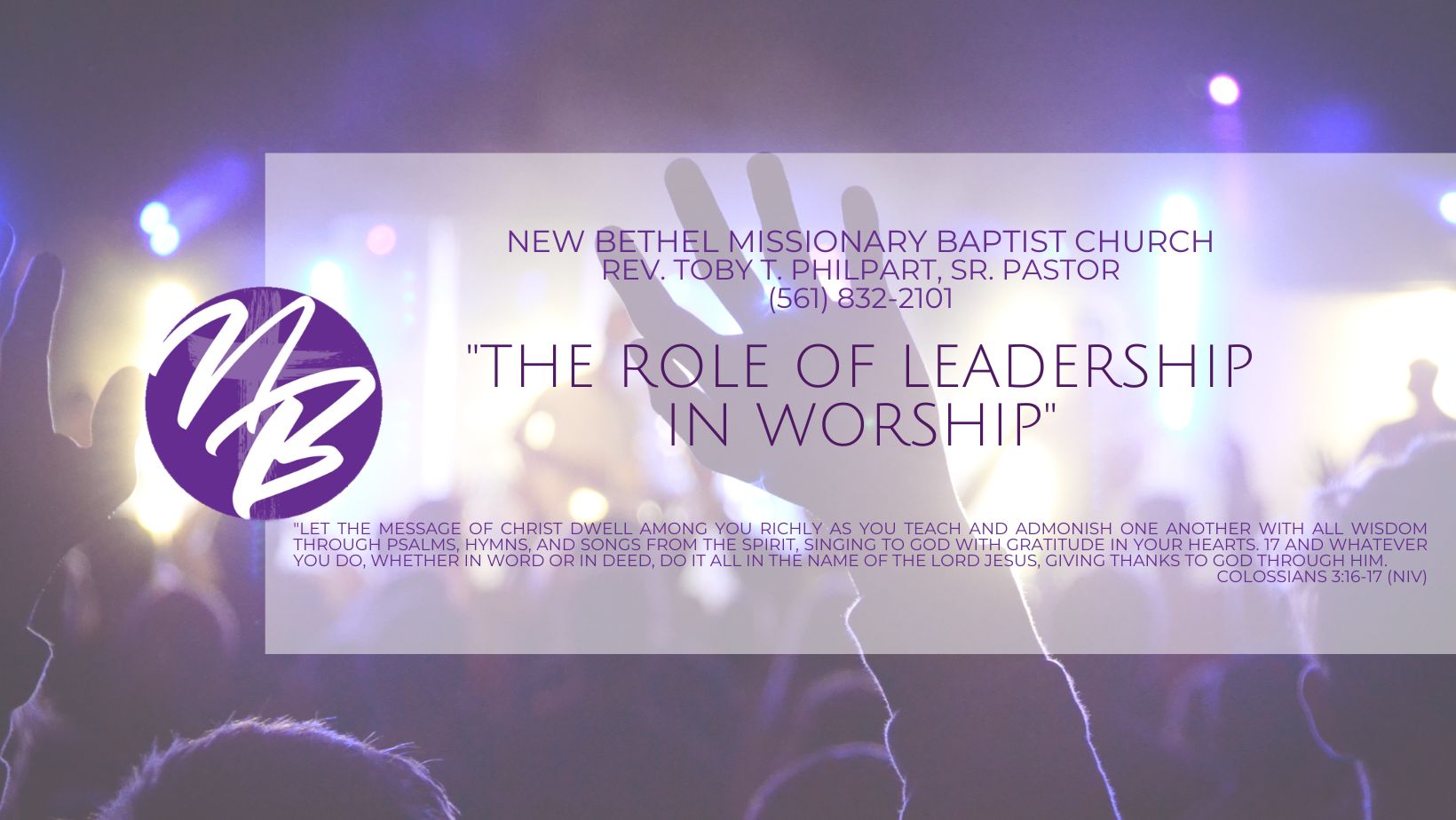 MNB Events - New Bethel Missionary Baptist Church