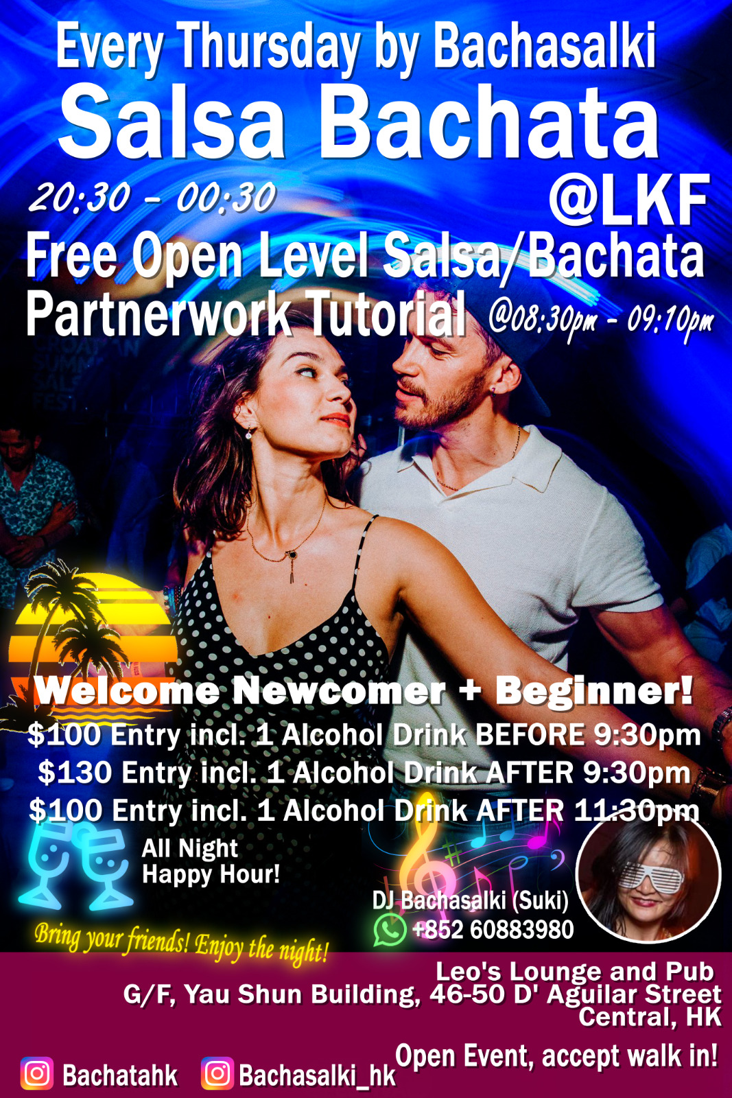 Hong Kong Salsa Parties/Bachata Parties - Bachata Viva HK