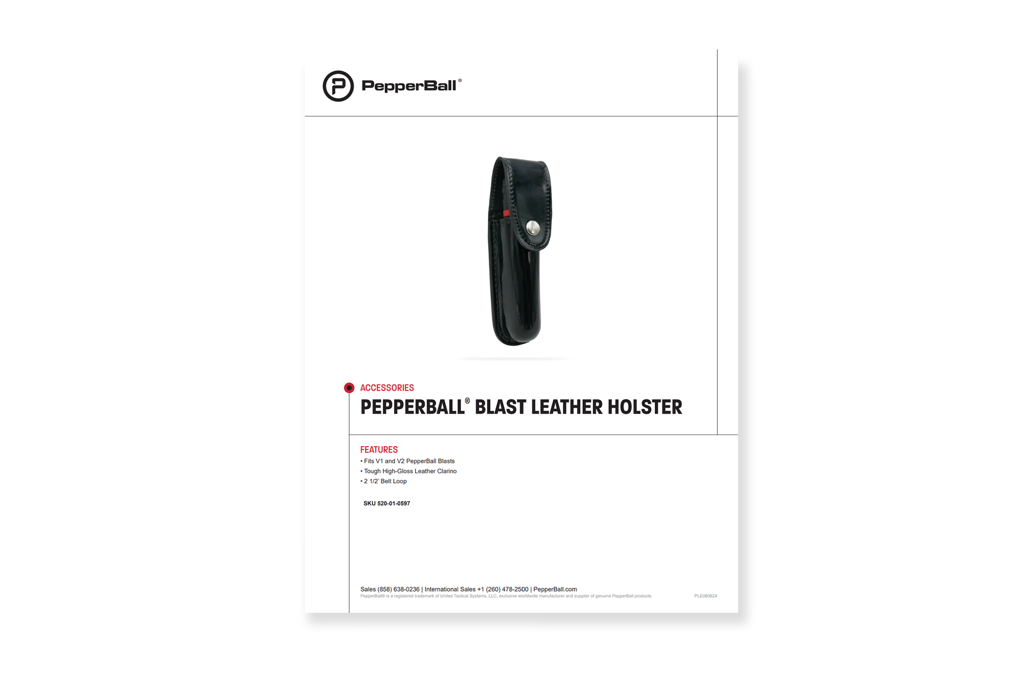 PepperBall® Product Specifications | Spec Sheet PDFs