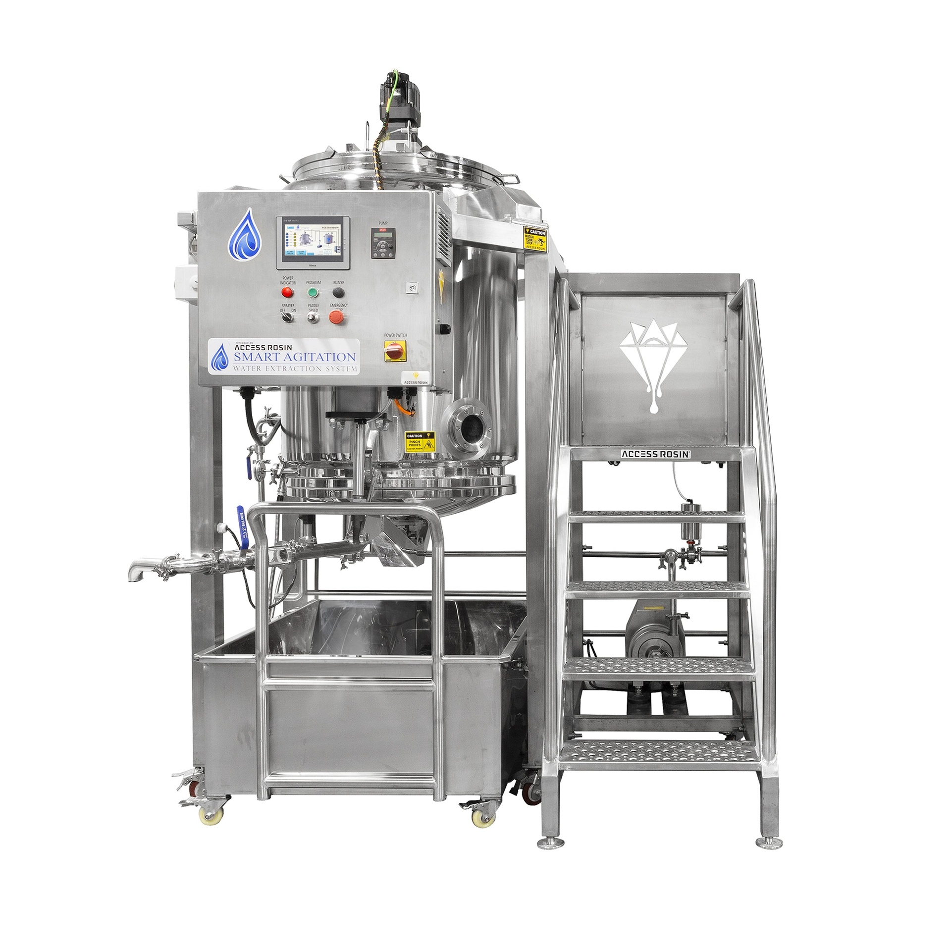 Smart Agitation System for Commercial Solventless Extraction