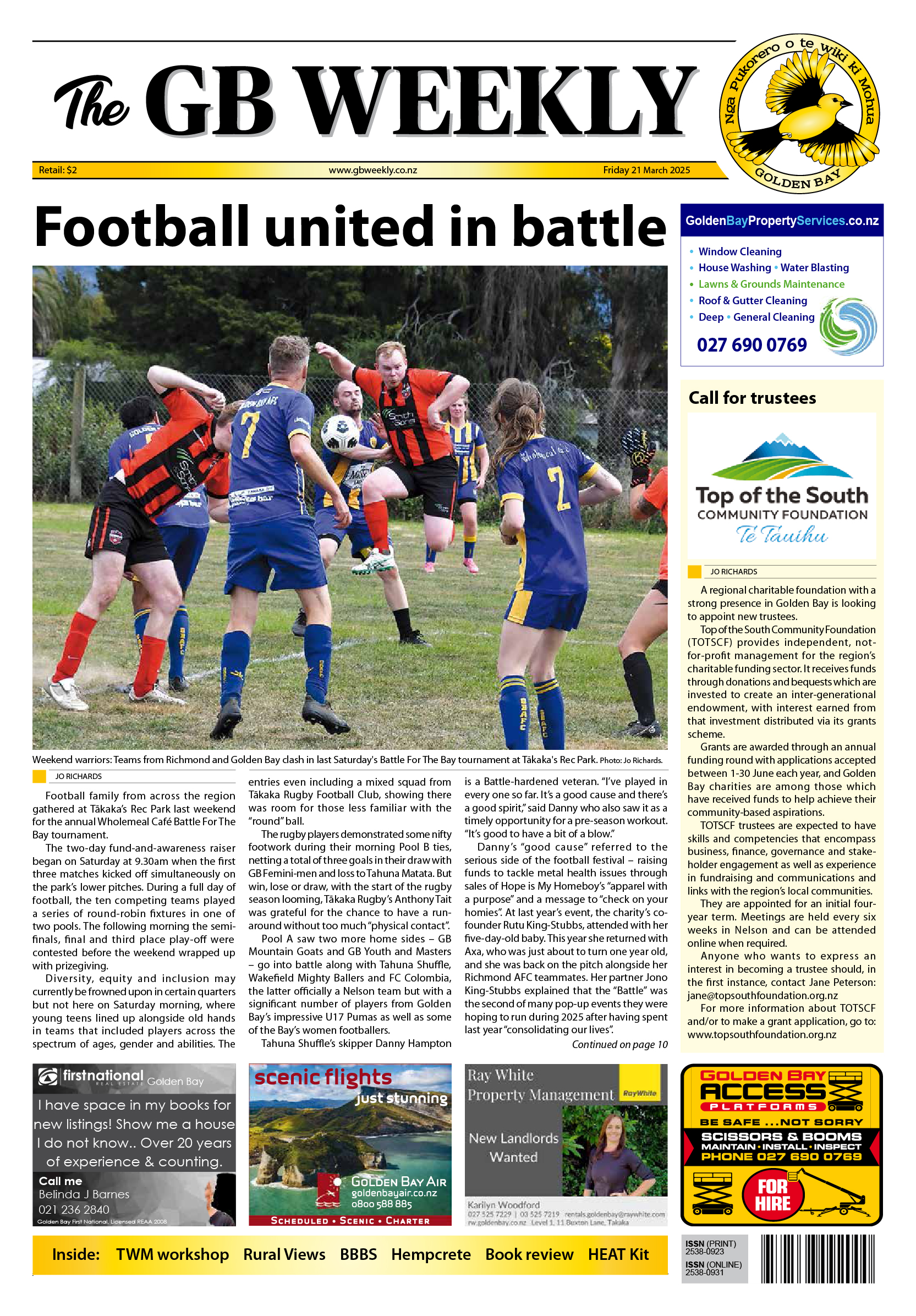 The GB Weekly Archives - Archives of Golden Bay's Weekly Newspaper