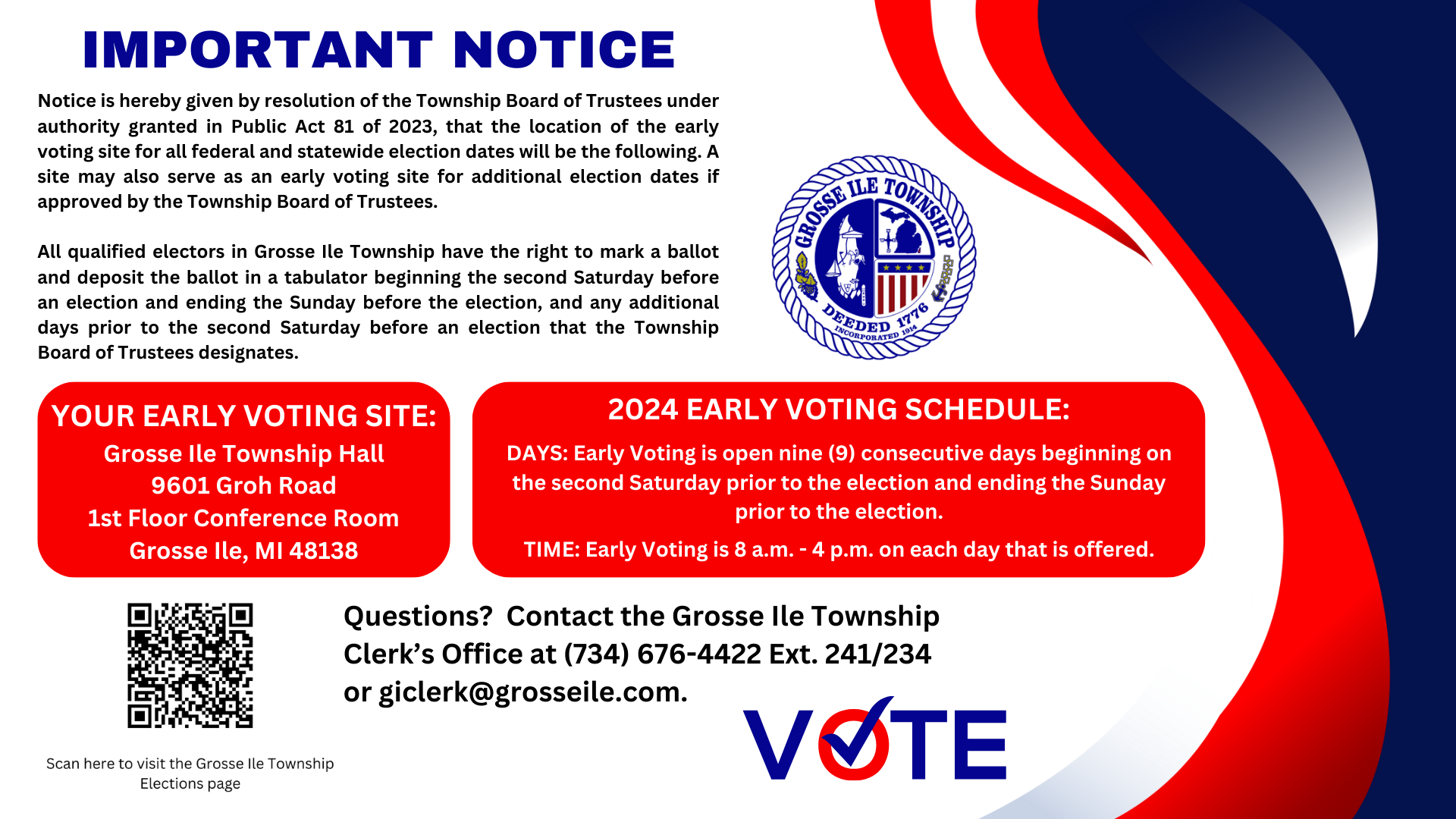 Grosse Ile Township Community Calendar