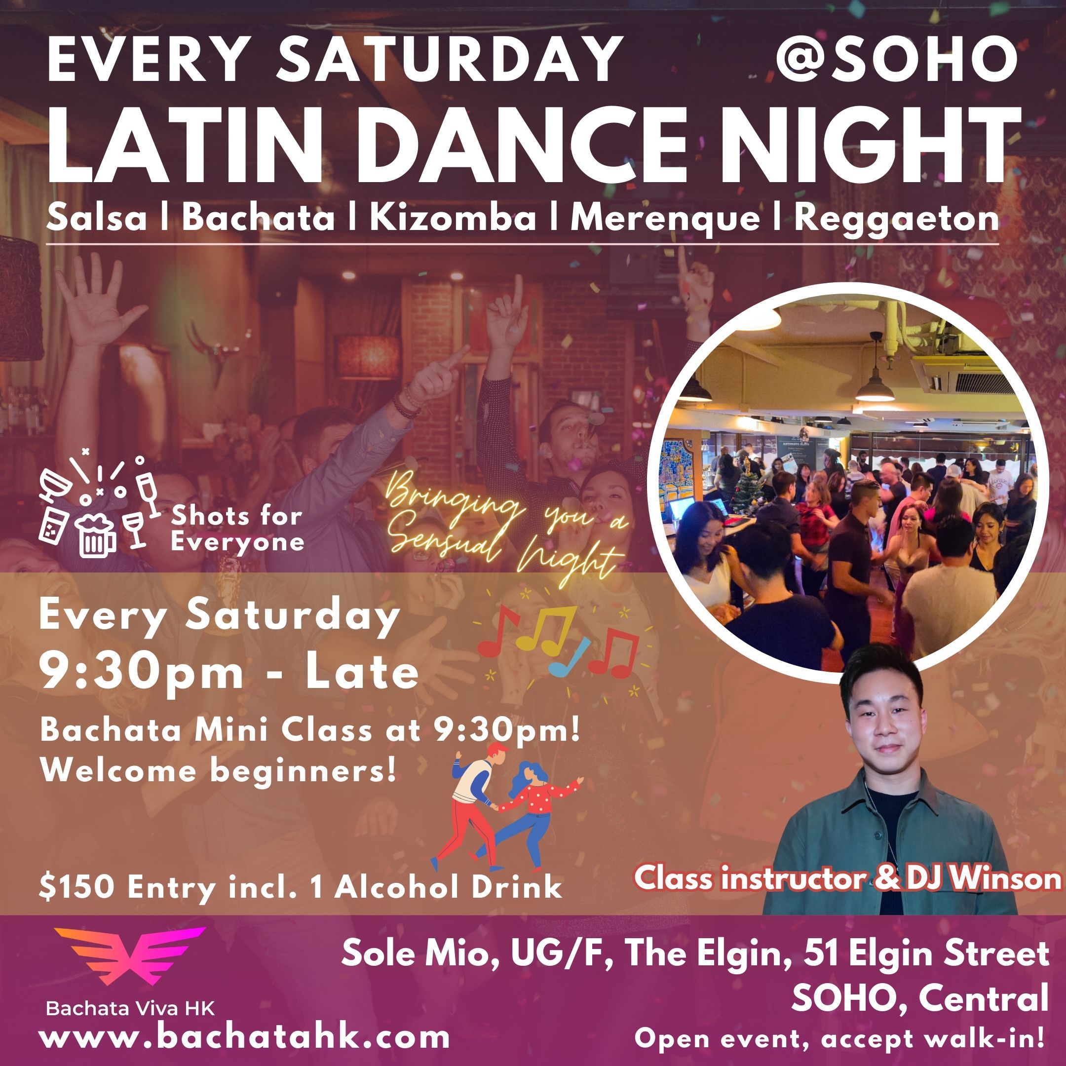Hong Kong Salsa Parties/Bachata Parties - Bachata Viva HK
