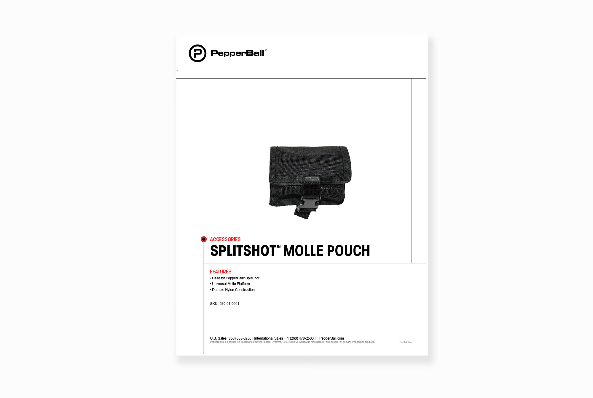 PepperBall® Product Specifications | Spec Sheet PDFs