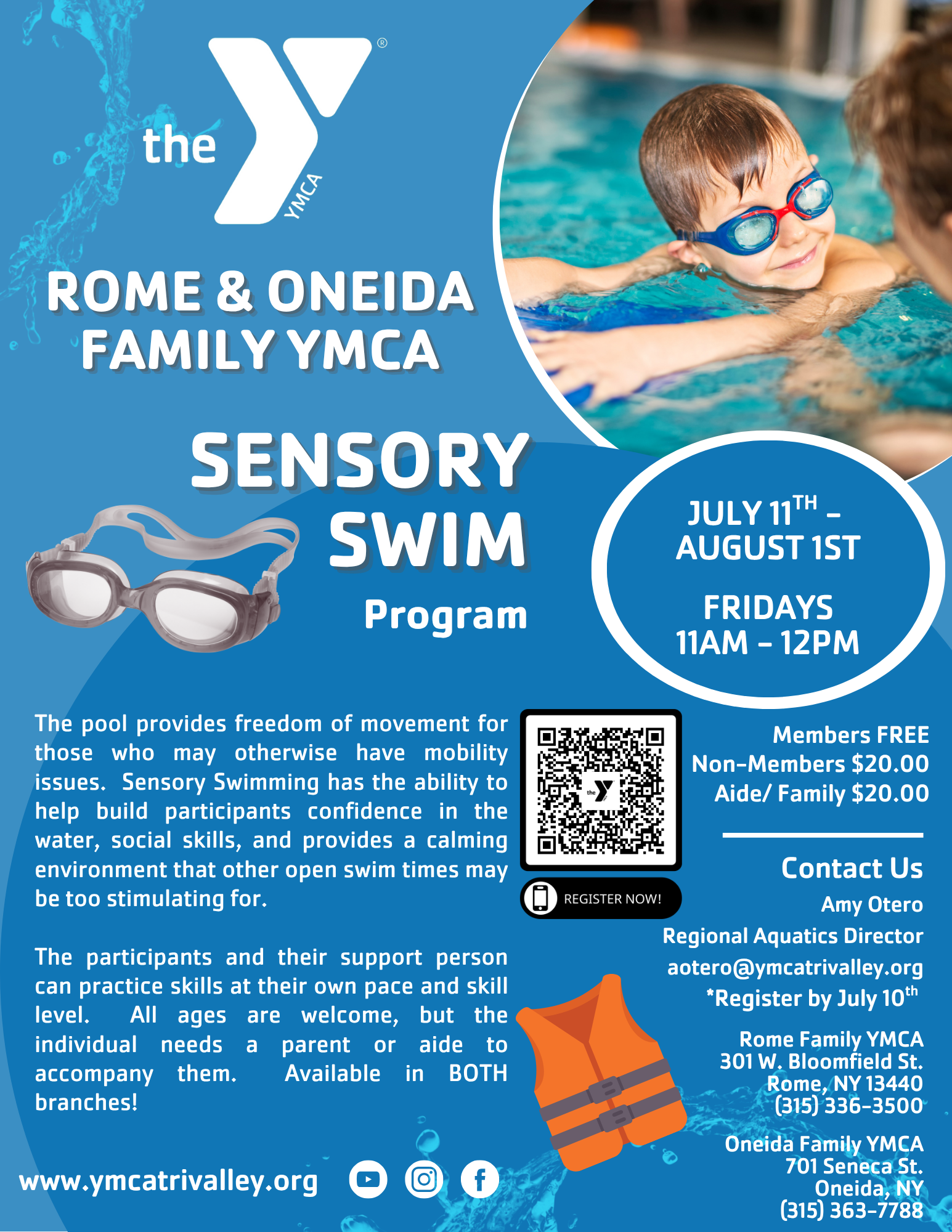 Ymca Aquatic Program Flyer