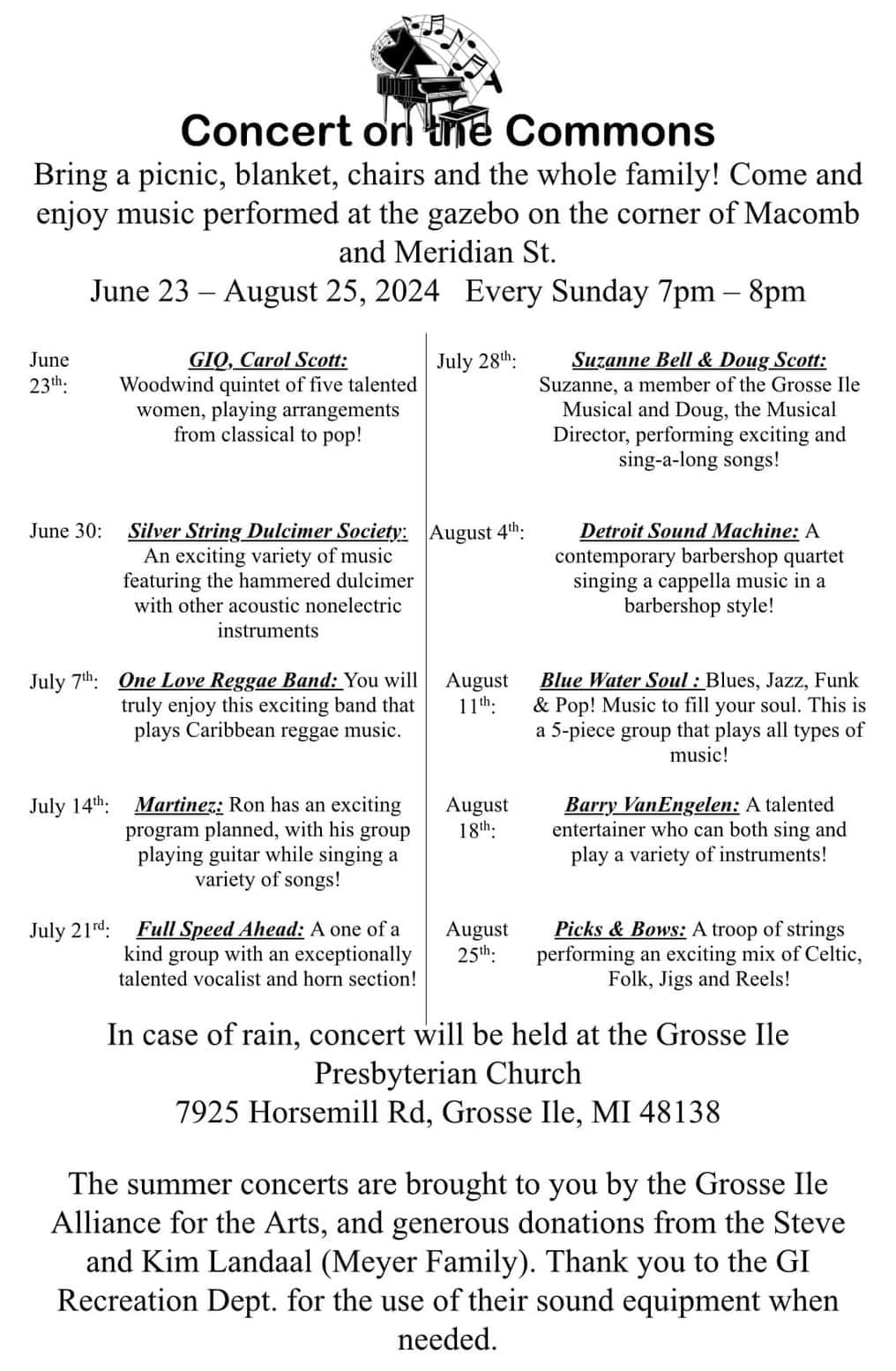 Grosse Ile Township Community Calendar